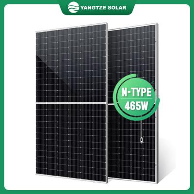 Cina struttura anodizzata nera completa a strati N tipa della lega di alluminio del pannello solare di 465w Tiger Neo mono in vendita