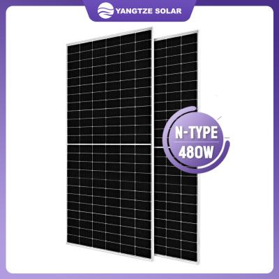 Cina tecnologia N tipa delle cellule HJT di Tiger Neo del mono modulo facciale del pannello solare di 480w PV in vendita