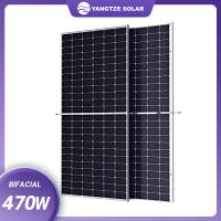 China 144Cells 9BB Bifacial Solar Panel Modules 470W ODM for sale