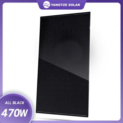 Cina Del CE di certificazione 470W di Monoperc Znshine del mono pannello facciale nero pieno 450 watt solari solare in vendita
