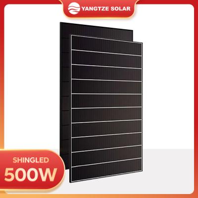 Cina mono pannello solare facciale a strati fotovoltaico 500w impermeabile per le mattonelle di tetto in vendita