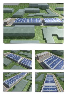 Cina 110 sistema solare ibrido di Votage 3KW, sistema solare ibrido del tetto in vendita