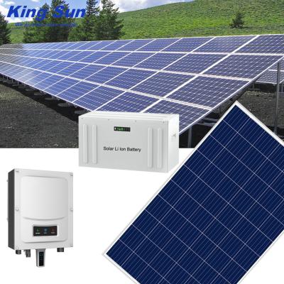 Cina 200Ah Lead Acid Battery 30KW Off Grid Solar System, Off Grid Solar Power Systems in vendita