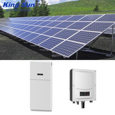 Cina 10Kwh sistema solare ibrido della batteria al litio 5KW, sistema solare ibrido dell'invertitore in vendita