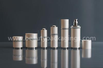 China Luxury Lady Skin Care Treatment Acrylic Cream Jar Lotion Bottle for sale