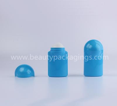 China Plastic Empty Spongy Top Deodorant Roll On Bottle for sale