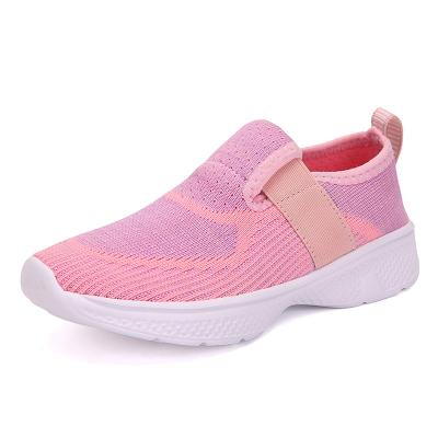 China Flyknit Kids Running Tennis Shoes Kids Athletic Sneakers Voor kleine/grote jongens Meisjes Te koop