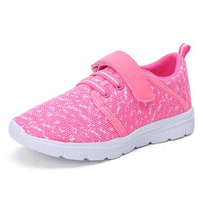 China Flyknit Kids Running Tennis Shoes Kids Athletic Sneakers Voor kleine/grote jongens Meisjes Te koop