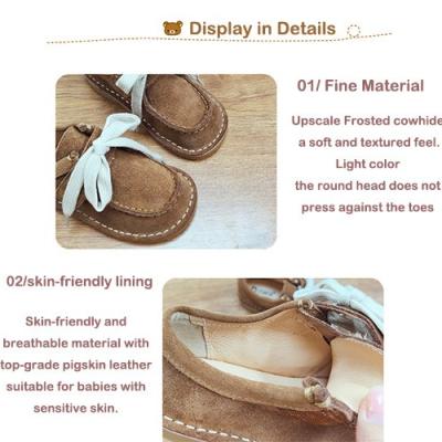 Cina Stile classico cuoio Unisex Bambini stivali diverse dimensioni Comodo in vendita