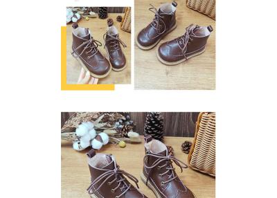 Cina 2023 Autunno Martin Kids Zipper Scarpe in cuoio PU Calzature per caviglie Stivali Altezza Unisex in vendita