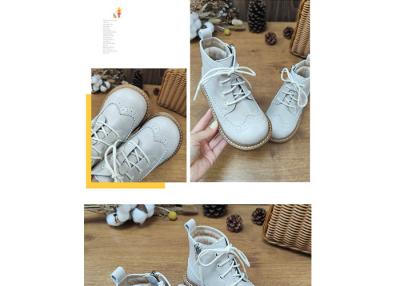 Cina 2023 Autunno Martin Kids Zipper Scarpe in cuoio PU Calzature per caviglie Stivali Altezza Unisex in vendita