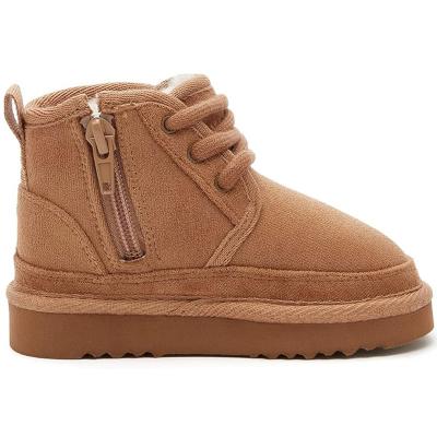 China Winter Groothandel Prijs Zipper Comfortabele schoenen paar laarzen met verschillende kleuren Fuzzy sneeuw schoenen Te koop