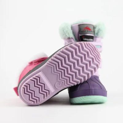 China Jong meisje Warme winterschoenen Mid-Tube Lichte Waterdicht Te koop