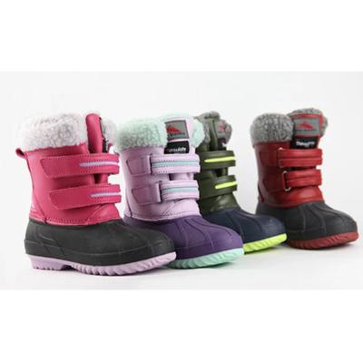China Jong meisje Warme winterschoenen Mid-Tube Lichte Waterdicht Te koop