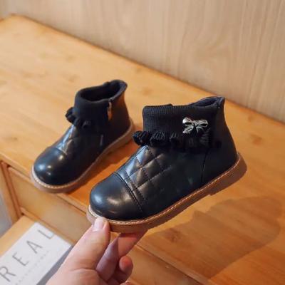 Cina Suola in gomma Scarpe calde da neve per ragazze Scarpe morbide di cotone profumate Martin in vendita