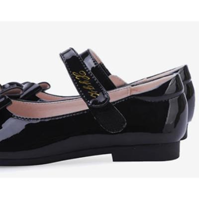 China Ballerina Student Knoop Zachte Ronde Toe Boog Dressy Solid Kleuter Lente Zomer Prinses Schoenen voor Meisjes Te koop