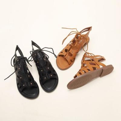 Cina Donna Sandali Flat bottom Casual Sandali di moda Strap Roman Sandali in vendita