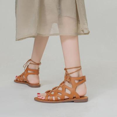 Cina Donna Sandali Flat bottom Casual Sandali di moda Strap Roman Sandali in vendita