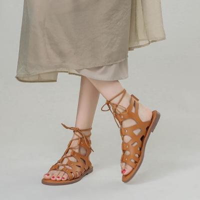 Cina Donna Sandali Flat bottom Casual Sandali di moda Strap Roman Sandali in vendita