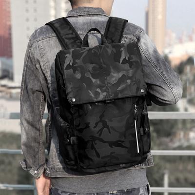 China Mens business backpack casual camouflage computer backpack student bag zu verkaufen