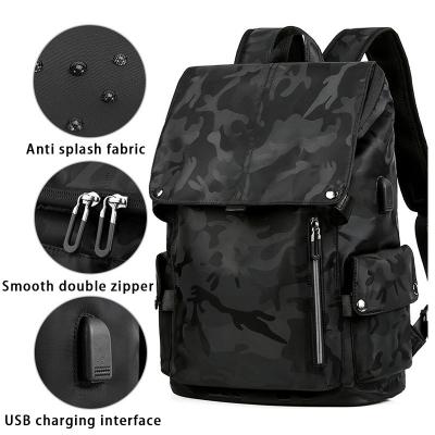China Mens business backpack casual camouflage computer backpack student bag zu verkaufen