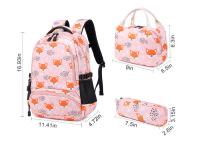China Pink Fox Children School Bag for sale