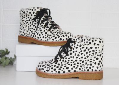 Cina 4-6 gli anni/7-12 anni del leopardo della stampa di pelle di capretto inizializza le scarpe dei bambini per le ragazze dei ragazzi in vendita
