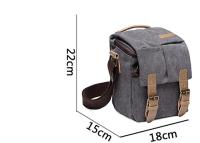 China High Density Canvas Waterproof Camera Shoulder Bag for sale