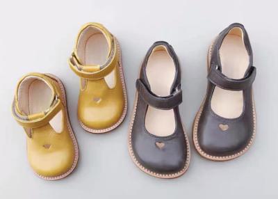 Cina Leather Mary Jane Flexible Outsole Toddler Dress Shoes in vendita