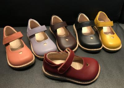 Cina Scarpe alla moda dei bambini della prima pelle bovina di strato in vendita