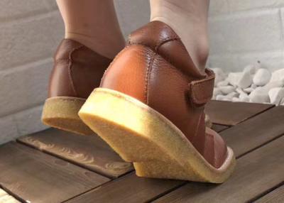 Cina Scarpe alla moda dei bambini della prima pelle bovina di strato in vendita