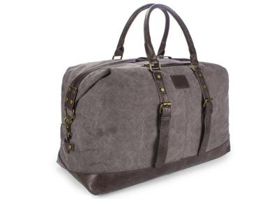 Cina Borsa unisex impermeabile della tela del Weekender del cuoio dell'unità di elaborazione in vendita