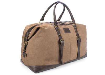 Cina Borsa unisex impermeabile della tela del Weekender del cuoio dell'unità di elaborazione in vendita