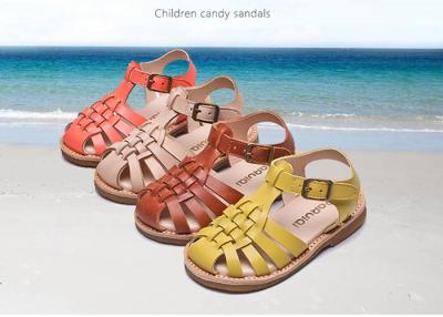 中国 実質の革閉鎖したつま先の女の子の流行の子供の靴 販売のため