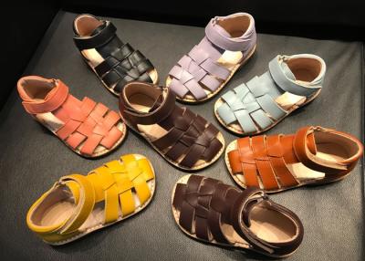 China Summer Outdoor Leather Kids Sandals Shoes for sale