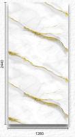 Quality Hot Melt Adhesive PET Decorative Sheet Vinyl Marble Effect For Wall for sale