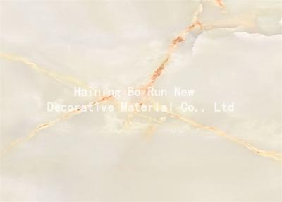 China 23micron PVC Wall Covering Sheets Marble Effect For Bathroom for sale