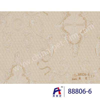 China Flowers PVC Decorative Film , 0.12-0.18mm Thickness Pvc Interior Film Waterproof for sale