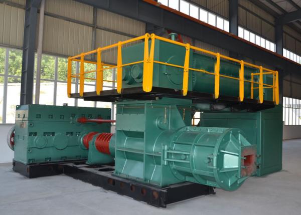 Clay Red Hollow Block Automatic Brick Making Machine With Vacuum Extruder