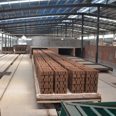 Cina Full Automatic Clay Brick Tunnel Kiln With Dryer Chamber in vendita