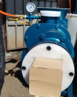 Cina Espulsore ceramico di vuoto del mattone dell'argilla del samll dell'impastatrice del ectruder dell'argilla della macchina del mulino del carlino delle terraglie in vendita