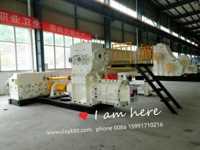中国 固体および空洞ブロックのための真空挤出機 容量120000-130000pcs/日 販売のため