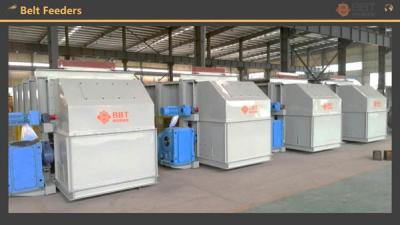 China Clay hollow blocks making project 120 tons/h belt conveyor box feeder machine for full auto red clay brick making line for sale