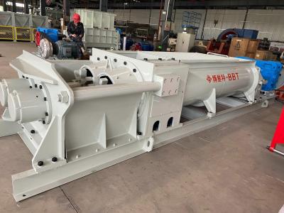 China Automatic Brick Factory Clay Raw Material Mixer Machine Double Shaft Mixer for sale