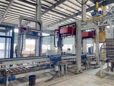 China Fully Automatic Clay Brick Production Line Palletless Brick Unloading & Packaging System for sale
