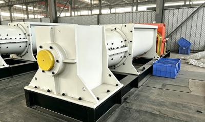 China Automatic Double Shaft Mixer Clay Brick Twin Shaft Mixing Equipment for sale