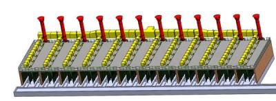 China Automatic Sintered Brick Production Line Single-Layer Chamber Drying Process System for sale