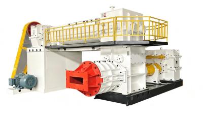 China EV75 Double-Stage Vacuum Clay Brick Extruder | High-Capacity Hollow Block Moulding Machine for sale