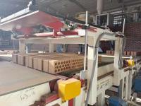 China Clay production line automatic unloading systems for fired bricks and packaging systems after unoading by robots for sale