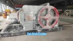 High Speed Clay Brick Roller Crusher Machine For Full Automatic Production Line